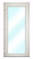 PVC door full glass | Jonas Vinduer
