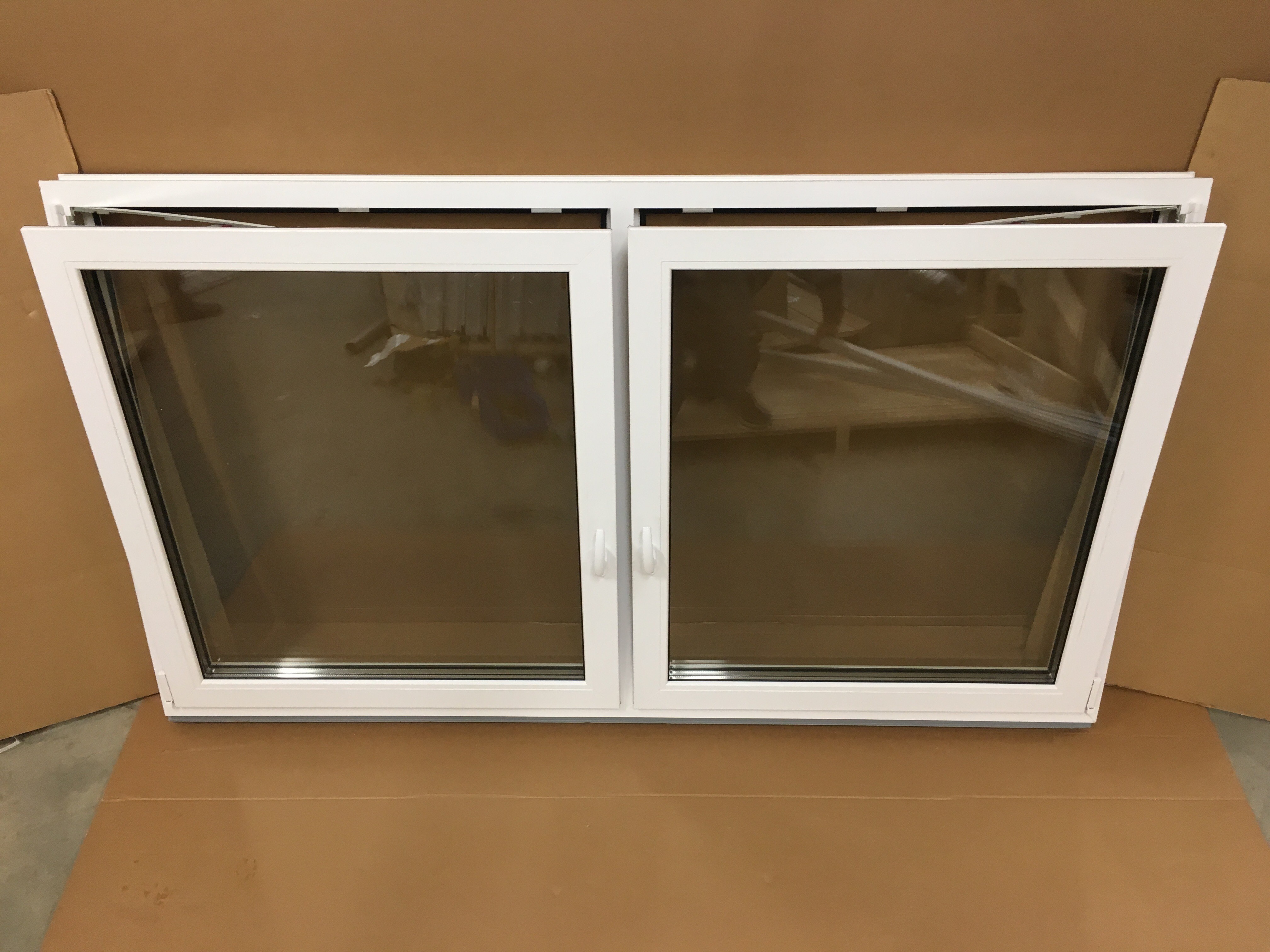 PVC window with 2 opening parts | Jonas Vinduer